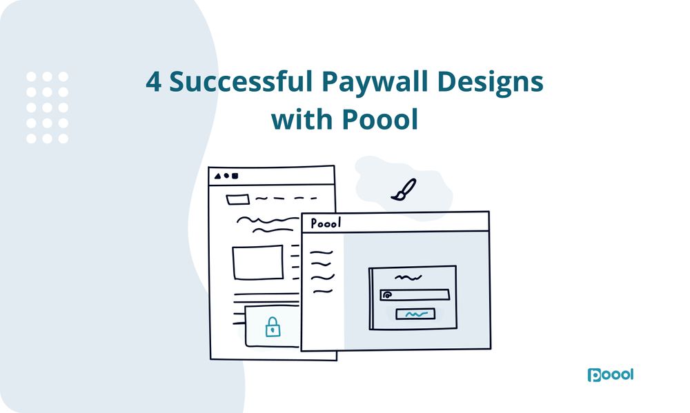 4 Successful Paywall Design Examples by Poool Clients.