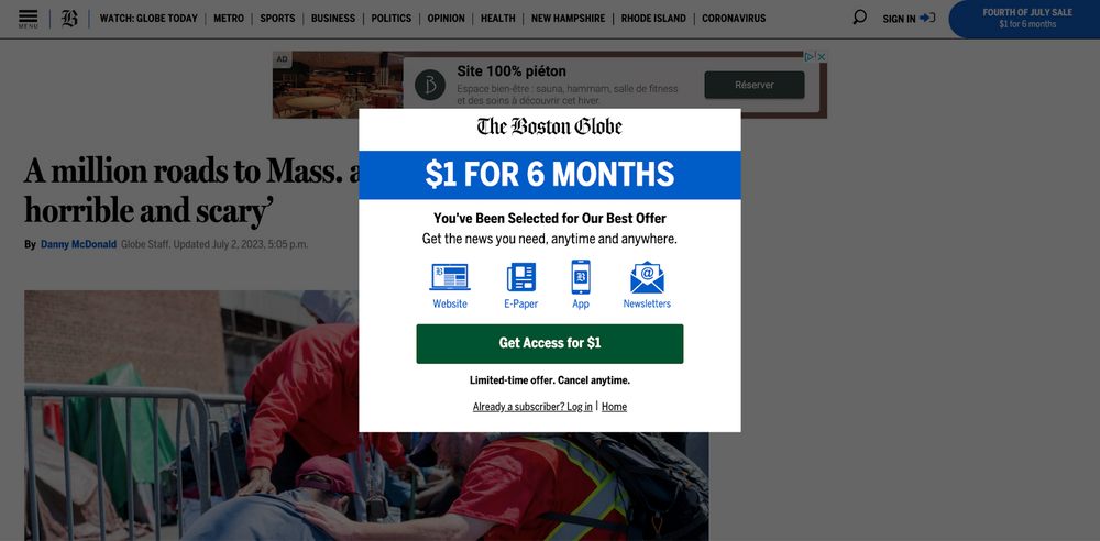 36 paywalls from the most popular paid subscription news websites in ...