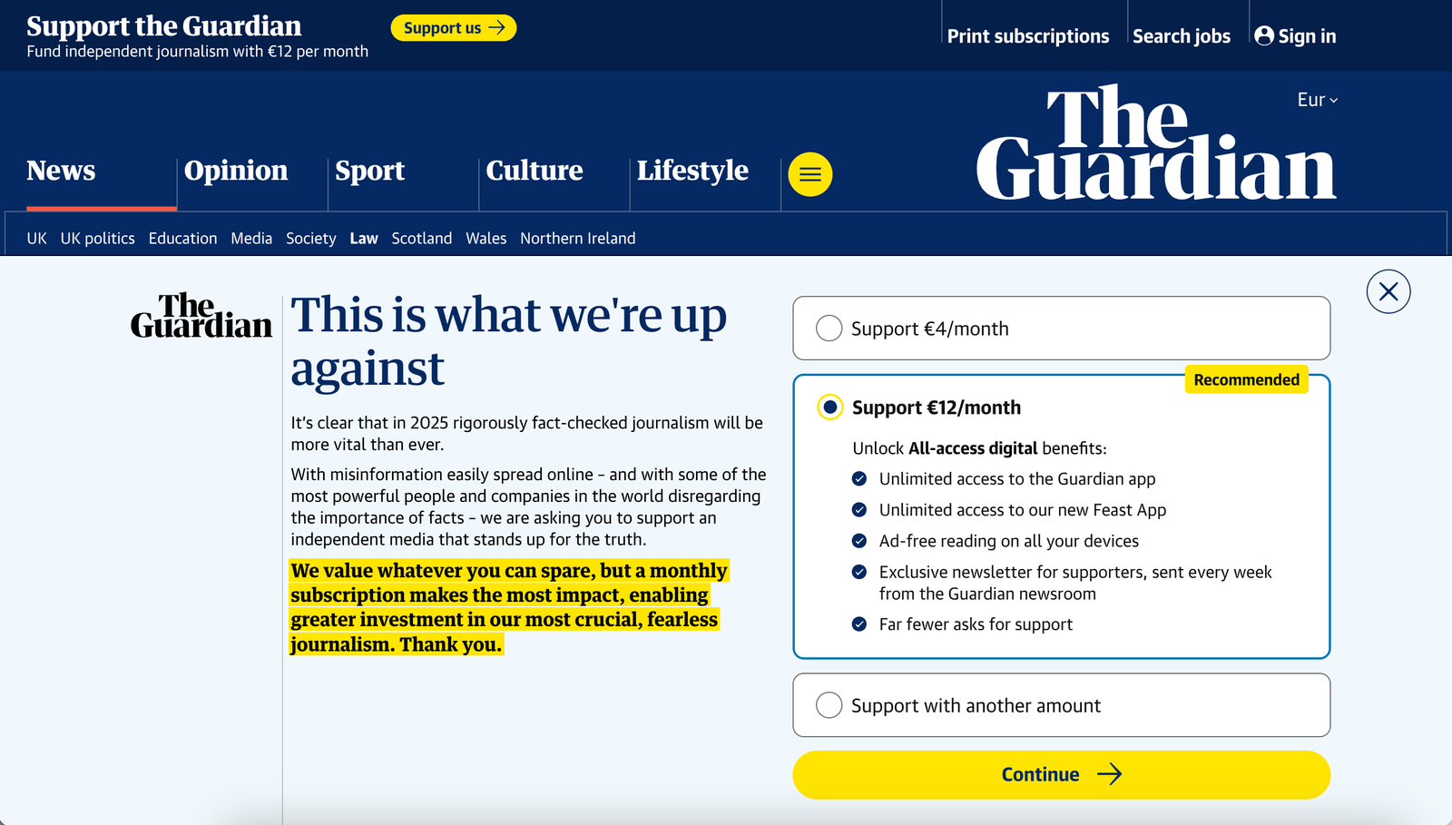 36 paywalls from the most popular paid subscription news websites in ...