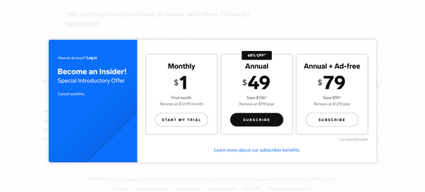 36 paywalls from the most popular paid subscription news websites in ...